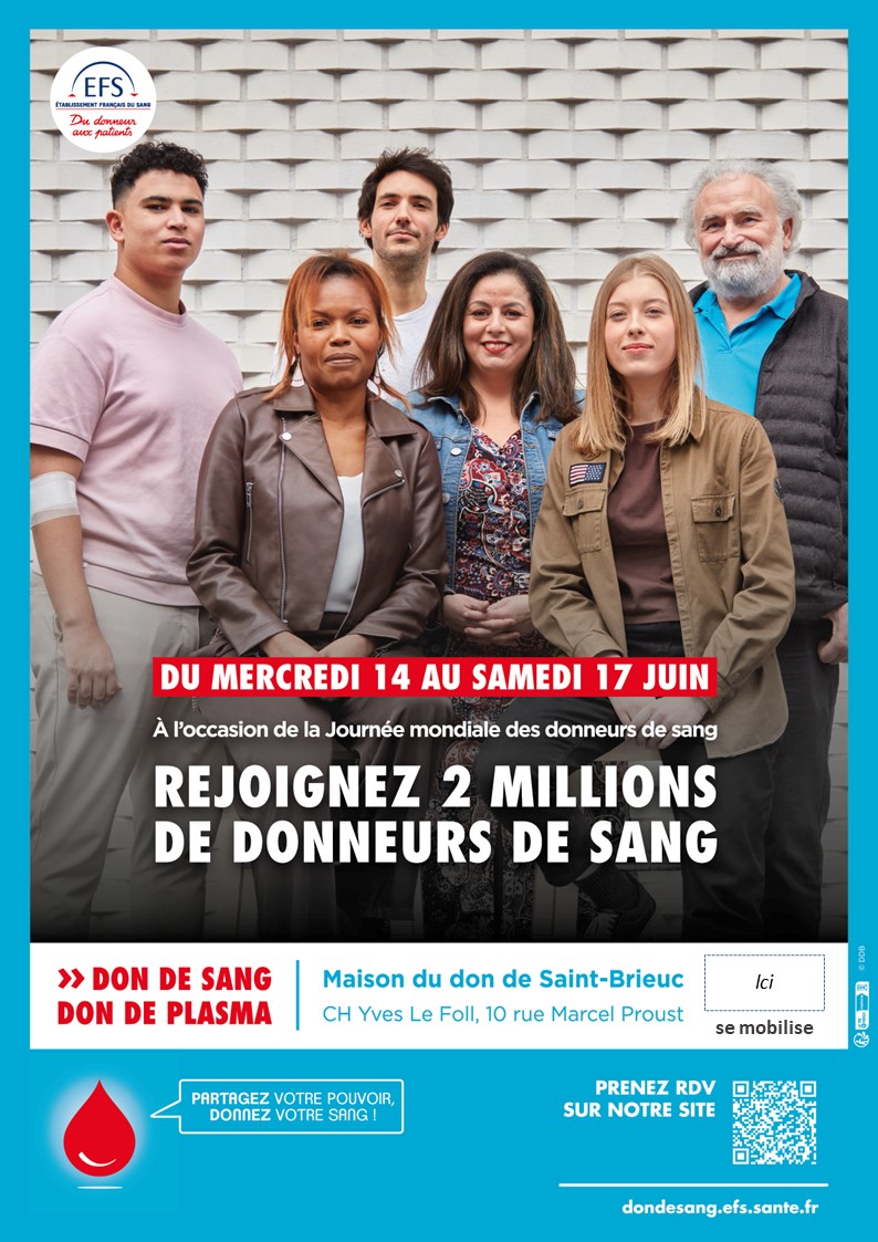 Rejoignez les 2 millions de donneurs ! | AZIC - Association zone ...